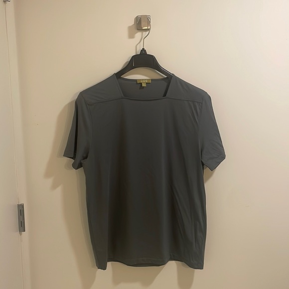 COS | Shirts | Cos Cotton Tshirt Size Mens L Worn Twice Unisex Gray ...